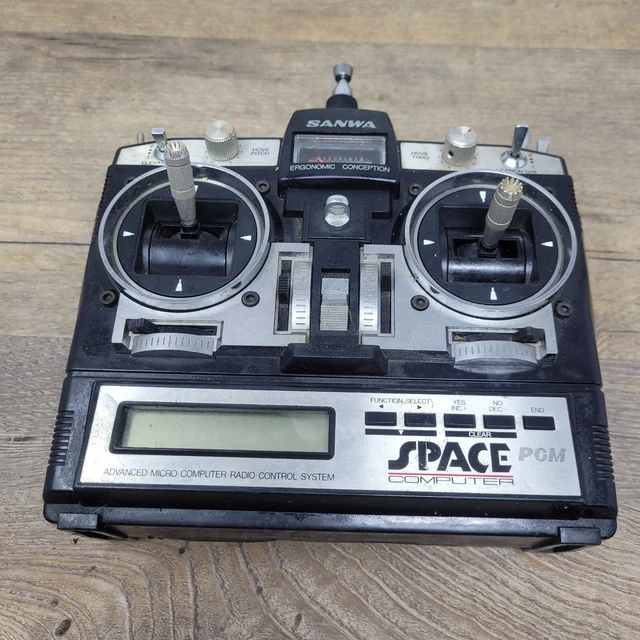 SANWA SPACE COMPUTERPCM Transmitter Advanced Micro Computer Radio Control System £44.99 ...