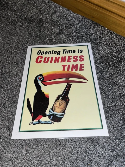GUINNESS OPENING TIME is Guinness time A4 Laminate Photo Picture ...