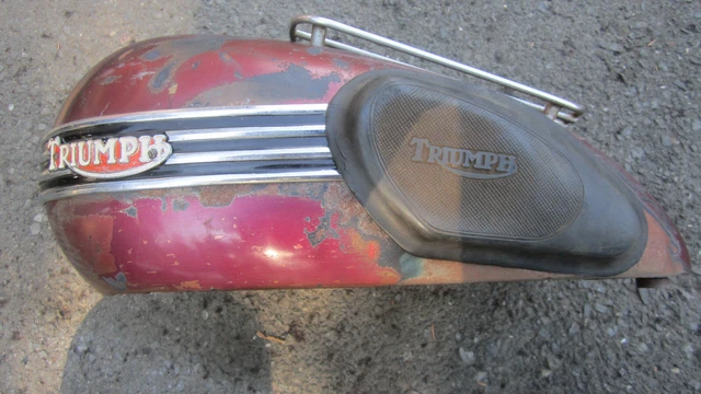 TRIUMPH PRE UNIT Rigid Gas Tank 3T Original Option for 5T 6T T100 T110 ...
