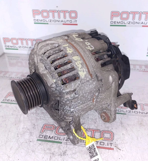 03C903023B ALTERNATORE PER VOLKSWAGEN POLO (6R) 1.6 BiFuel Ber b-g ...