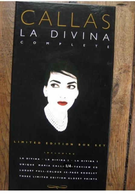MARIA CALLAS - La Divina Complete - Beautiful 4-Cd Box With Book And ...