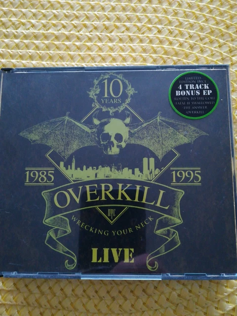 OVERKILL TEN YEARS wrecking your neck CD Box live EUR 25,00 - PicClick DE