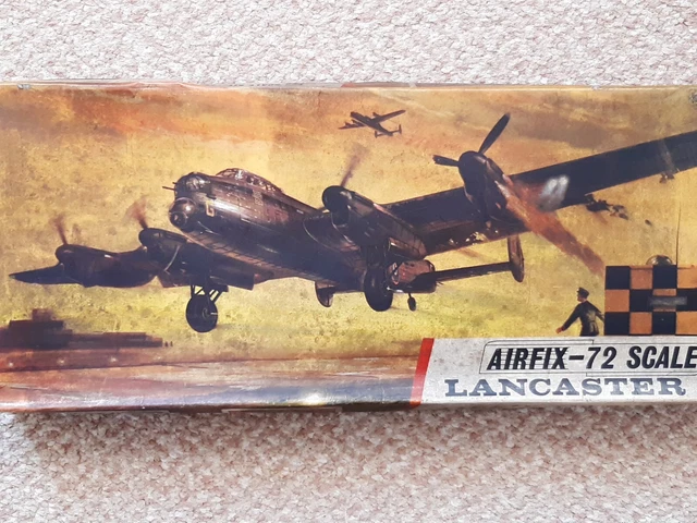 VINTAGE AIRFIX 1/72 581 Series 5 Wwii Avro Lancaster B1 Aircraft ...