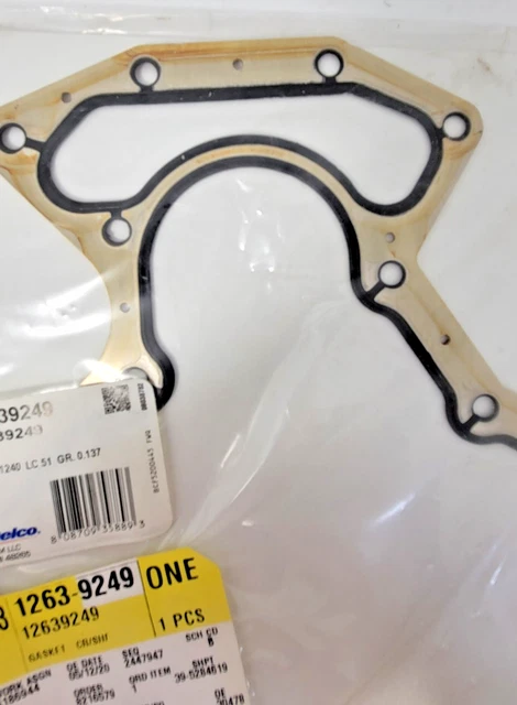 GENUINE OEM GM ACDELCO 12639249 Gasket Seal Engine Rear Housing ...