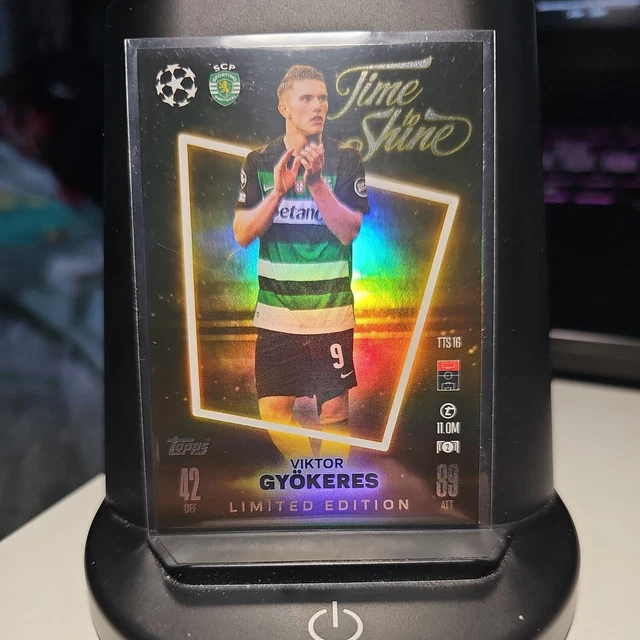 LIMITED EDITION VICTOR Gyokeres Match Attax 2024/2025 Time to Shine 24/25 #TTS16 £0.99 - PicClick UK