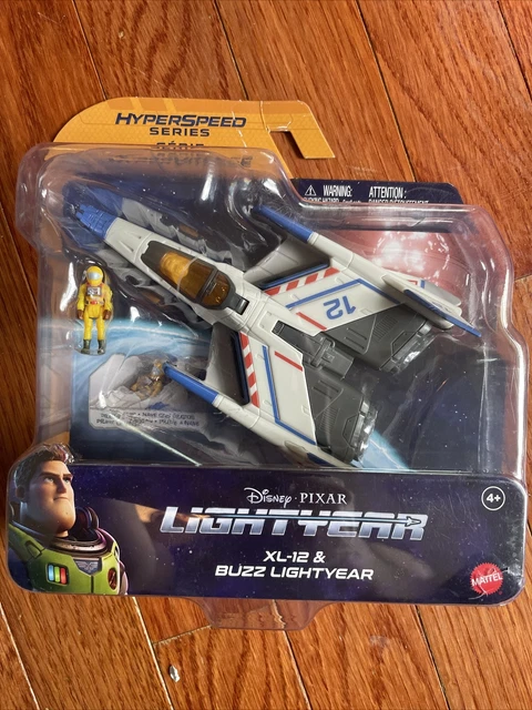 DISNEY PIXAR LIGHTYEAR Hyperspeed Series XL-12 Spaceship & Buzz ...