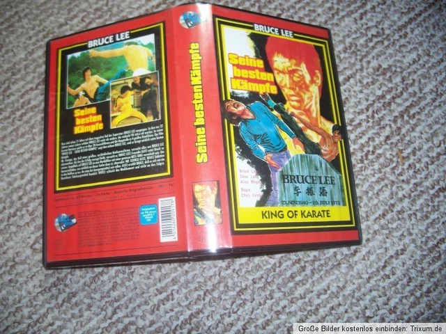 KELLERFUND DACHBODENFUND VHS Kassette King of Karate Bruce Lee Seine besten Kämp EUR 1,00 ...