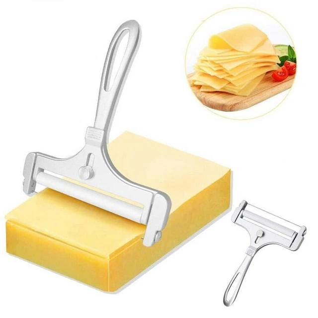 ADJUSTABLE CHEESE SLICER with Wire Tool Easily Cut and Control Cheese ... ADJUSTABLE CHEESE SLICER with Wire Tool Easily Cut and Control Cheese ...