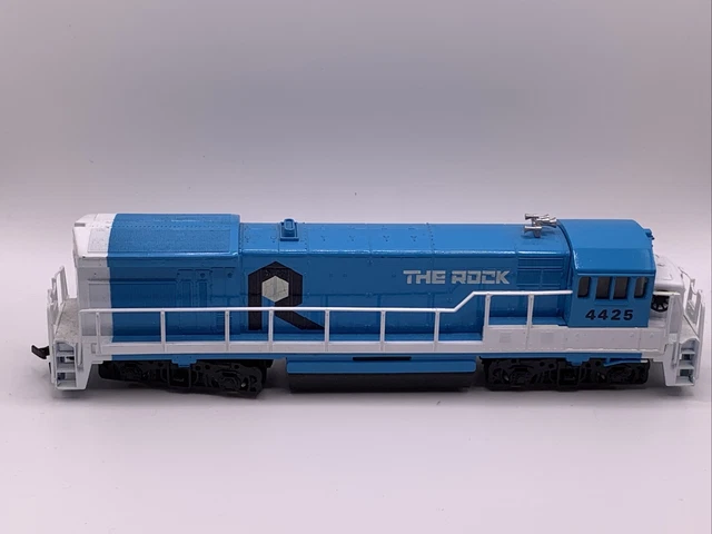 BACHMANN 'HO’GAUGE 'THE Rock' Blue '4425' Diesel Locomotive Dcc Fitted ...