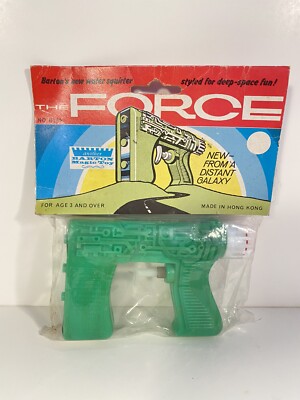 VINTAGE RAY GUN 1970s "The Force Laser Beam Squirter" Barton Toys Hong ...