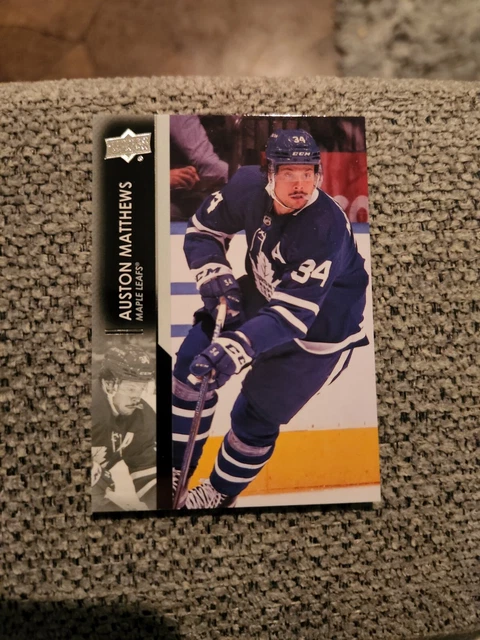 2021-22 UPPER DECK Series 2 Auston Matthews Toronto feuilles d'érable EUR 4,62 - PicClick FR