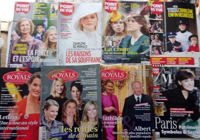 LOT DE 8 magazines POINT DE VUE et ROYALS EUR 8,00 - PicClick FR