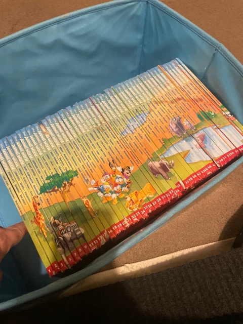 BOOK COLLECTION - Disney Animal World set of 66 books In Disney Box ...