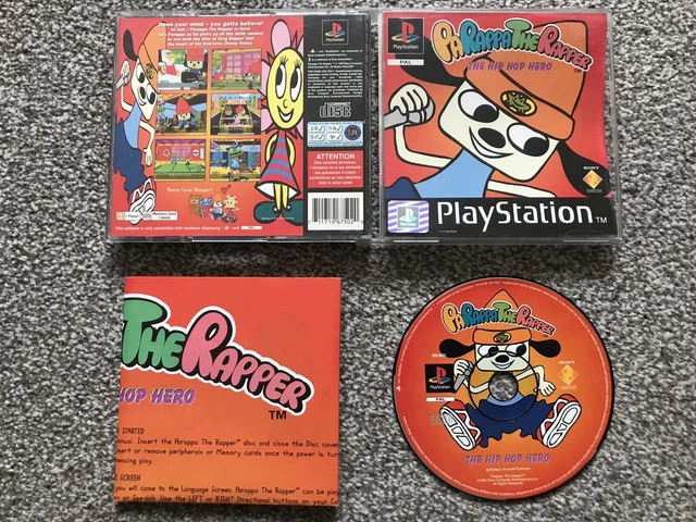 PARAPPA THE RAPPER Sony Playstation 1 Ps1 Game With Poster Manual ...