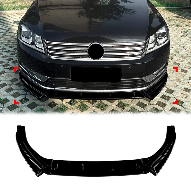 FRONT BUMPER LOWER Spoiler Lip Splitter Body Kit for VW Passat B7 2011 ...