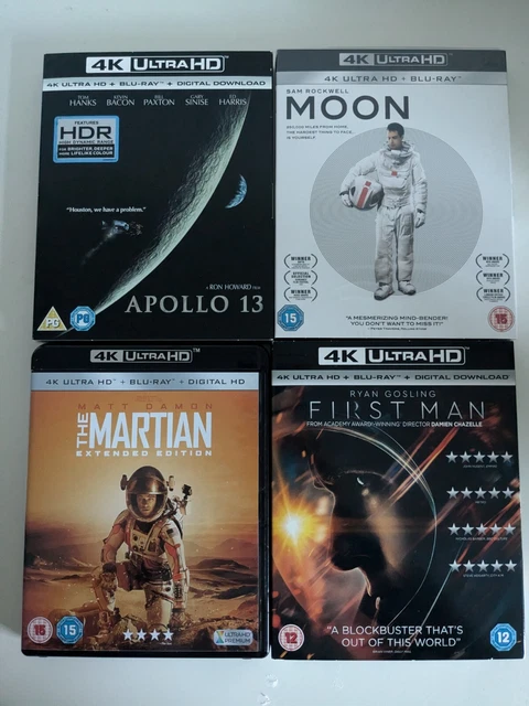 UHD 4K SPACE Bundle Apollo 13 Martian Moon First Man £15.00 - PicClick UK