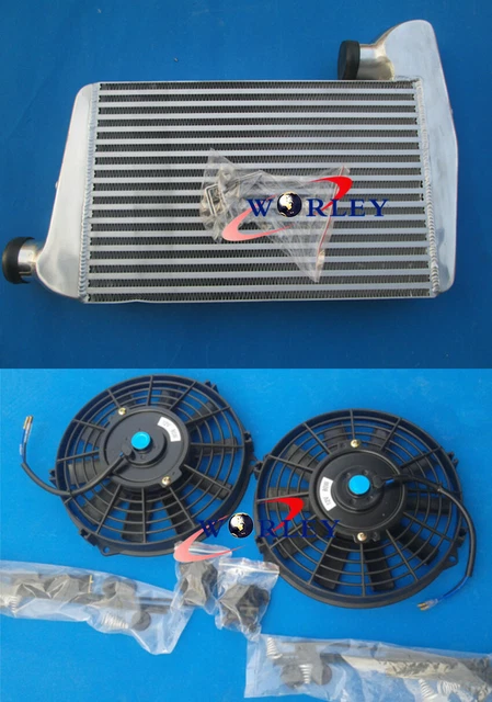 ALUMINUM INTERCOOLER + 2*fans For Ford Falcon BA BF XR6 Turbo with ...