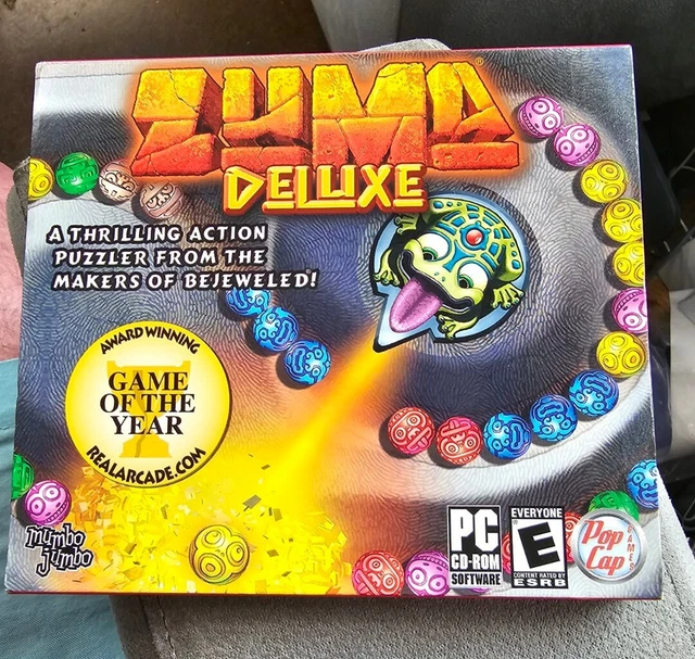 ZUMA DELUXE PC CD-ROM Software Pop Cap Games 2004 $15.00 - PicClick
