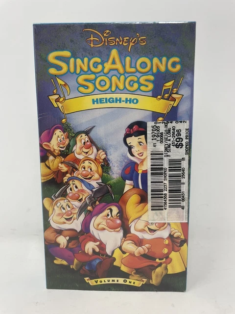 DISNEYS SING ALONG Songs - Snow White: Heigh-Ho (VHS, 1994) $24.65 ...