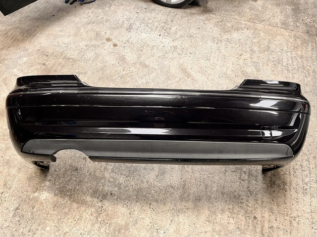 MERCEDES CLK W209 AMG Sport Rear Bumper in 197 Obsidian Black £179.99 ...