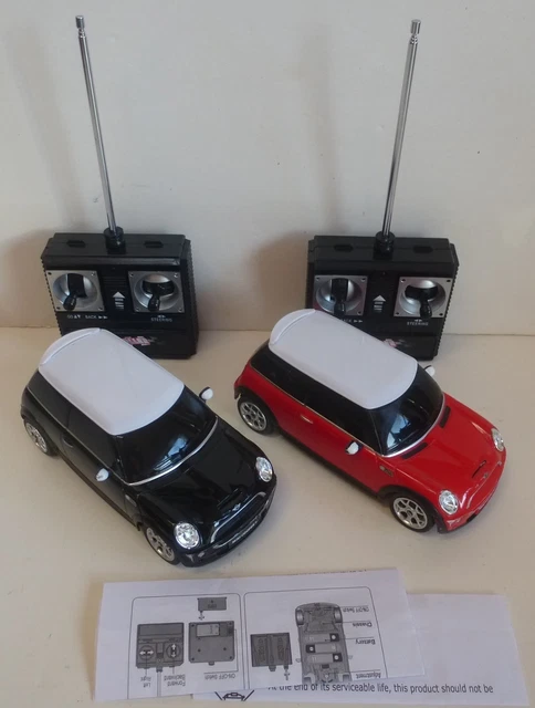 RASTAR MINI COOPER S 1/24 SCALE R/C RADIO CONTROL x 2 TWIN PACK £17.74 ...