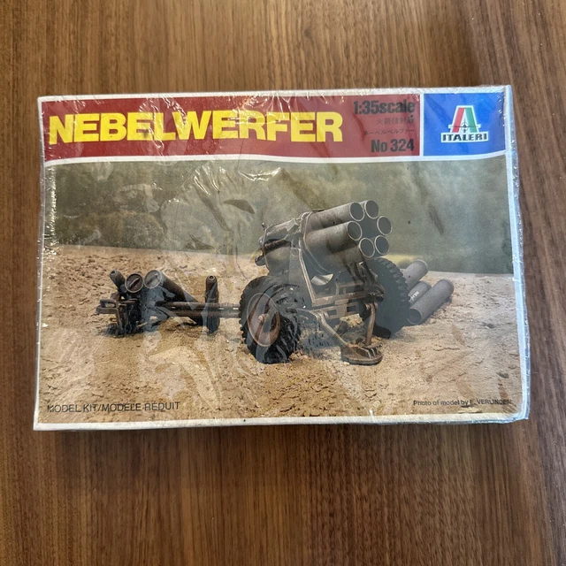 1/35 ITALERI GERMAN WWII Nebelwerfer Rocket Launcher Plastic Model Kit ...