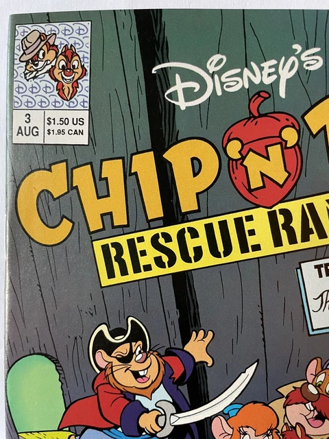DISNEY'S CHIP 'N' Dale Rescue Rangers #3 (Disney August 1990) £2.32 ...