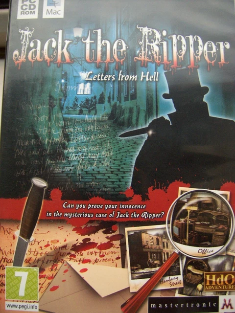 JACK THE RIPPER---LETTERS From Hell---Hidden Object---Pc / Mac Cd ...