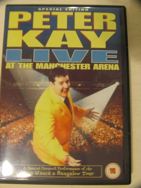 PETER KAY LIVE AT THE MANCHESTER ARENA OUT OF PRINT DVD / NM Cond. Rare ...