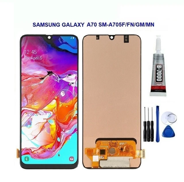 ÉCRAN DE REMPALCEMENT Pour Samsung Galaxy A70 A705F Noir Amoledvitre Tactile EUR 29,90 - PicClick IT