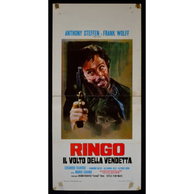 AFFICHE RINGO LE Visage De La Vengeance Mario Caiano Anthony Steffen A ...