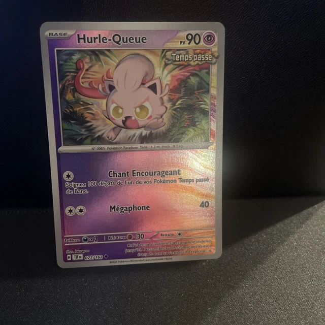 CARTE POKÉMON HURLE-QUEUE 077/162 Reverse EV5 TEF Forces Temporelles ...