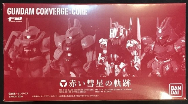 BANDAI FUSION WORKS (FW) Gundam Converge: CORE Red Comet Trail £85.34 ...