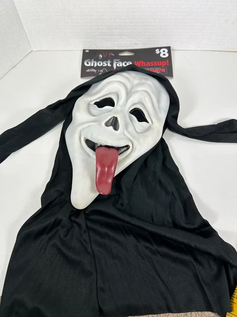 SCREAM GHOSTFACE SCARY Movie Whassup! Tongue Stoned Mask New Wassup! £ ...