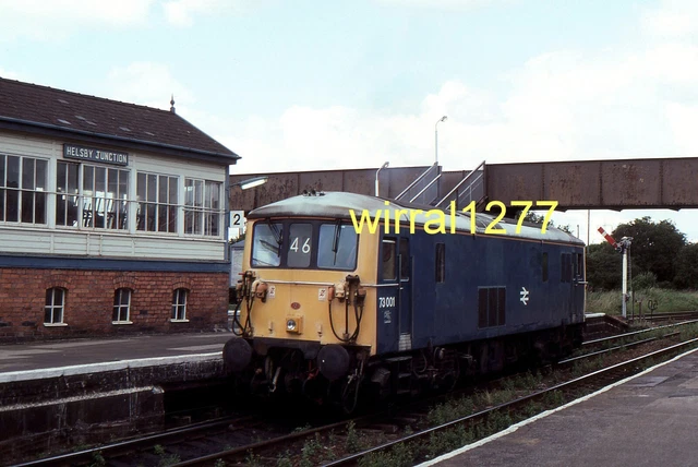6X4 COLOUR RAILWAY photograph Class 73 73001 at Helsby 08.93 £1.00 ...