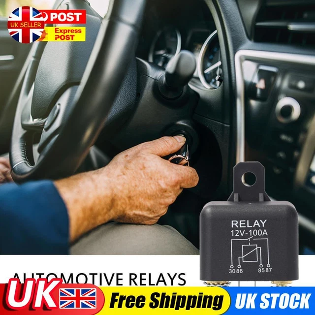 12V 100A CAR Start Relay Protective Automobile Current Power Control ...
