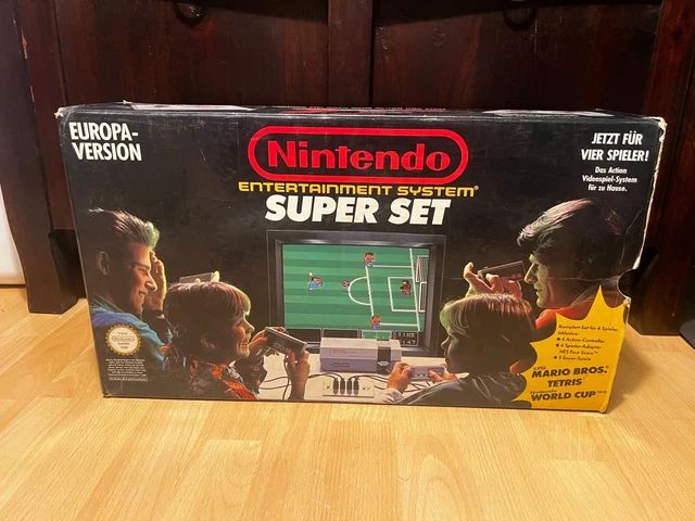 NES NINTENDO ENTERTAINMENT System Super Set European Version PAL + OVP ...