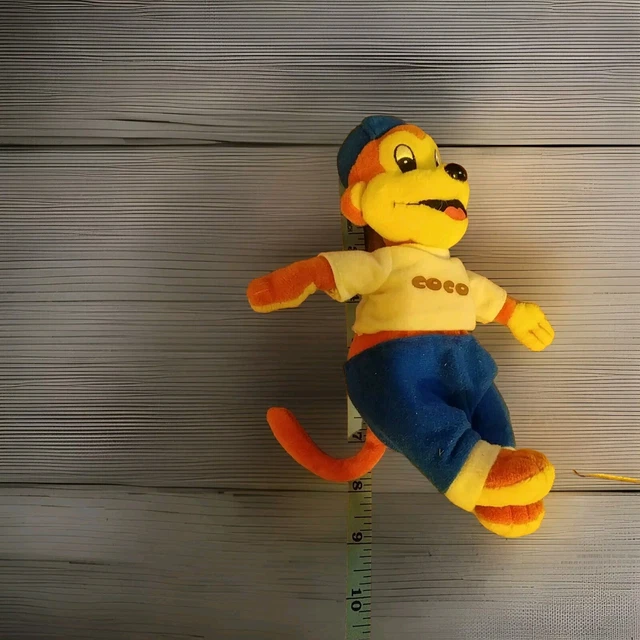 KELLOGGS COCO POPS Plush / Soft Toy Teddy Monkey Retro / Vintage Rare ...