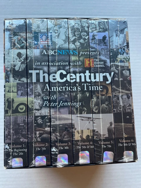 ABC NEWS PRESENTS The Century America’s Time with Peter Jennings VHS ...
