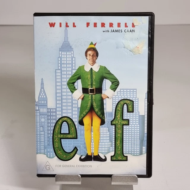 ELF DVD, 2003 Comedy Family Christmas Movie PAL Region 4 Will Ferrell ...