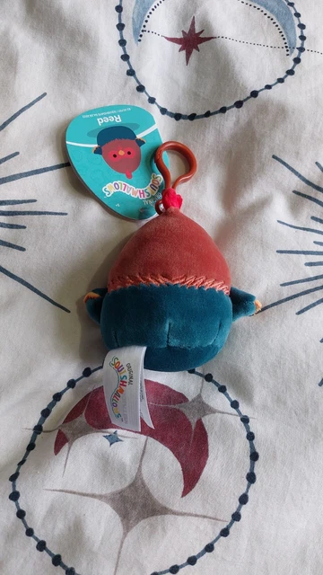 REED ROOSTER CHICKEN Squishmallows Clip Keychain Plush Toy Keyring Bag ...