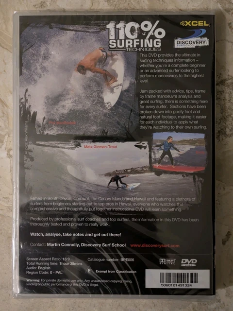 110% SURFING TECHNIQUES DVD *NEW & SEALED* -freepostage £3.95 - PicClick UK