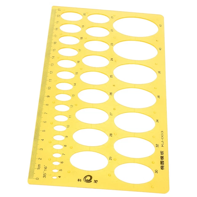 CURVE BOARD MEASUREMENT Tool Geometry Template Stencil Ellipse ...