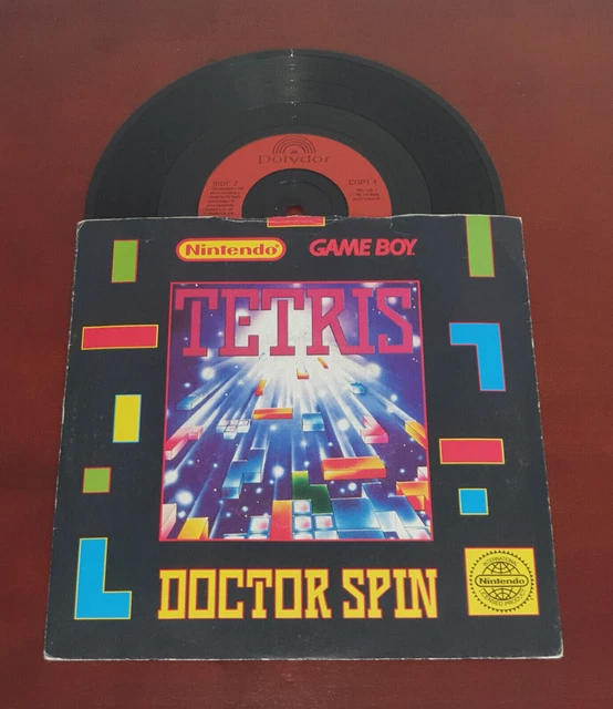 RARE VINTAGE 1992 Nintendo NES Game Boy Tetris 7" vinyl record music ...