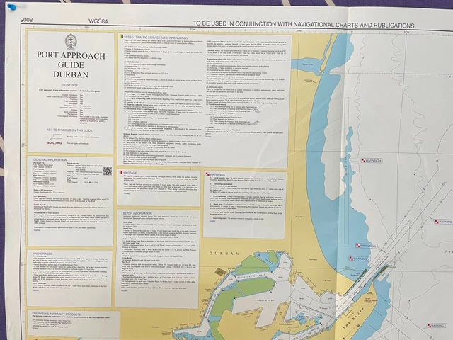 ADMIRALTY 8005 PORT APPROACH GUIDE DURBAN Map Chart Maritime Genius ...