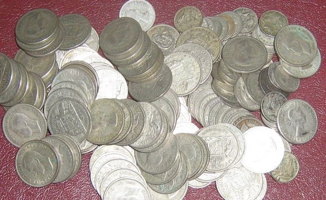 HALF KILO Of Australian Silver Coins 1946 To 1963 $385.00 - PicClick AU