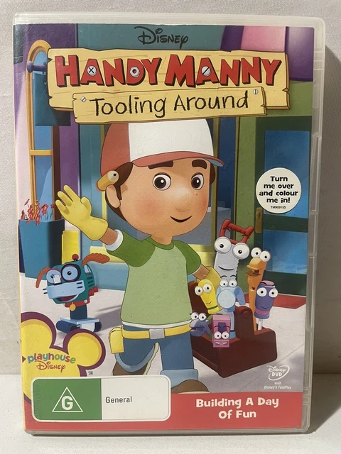 HANDY MANNY TOOLING Around DVD PAL Region 4 VGC $10.99 - PicClick AU
