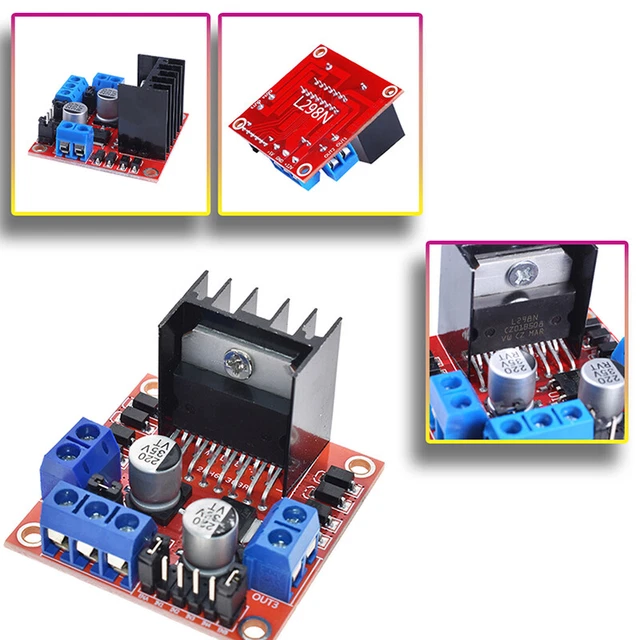 L298N DUAL H Bridge DC Stepper Motor Driver Controller Module Board for ...