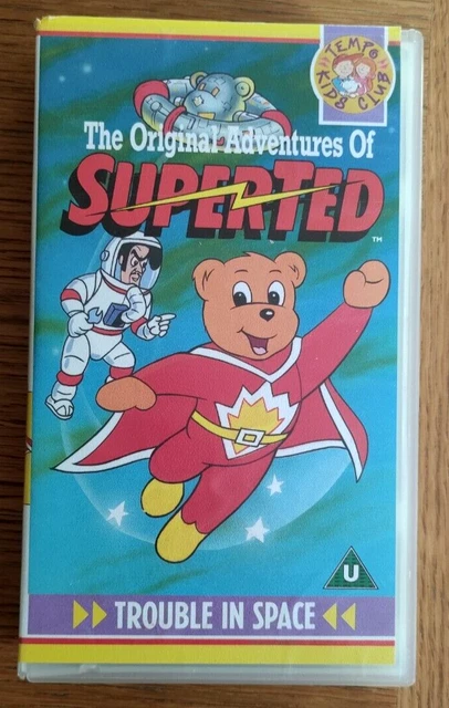 SUPERTED TROUBLE IN Space - VHS Tape - Rare - 1982 Super Ted - Vintage ...