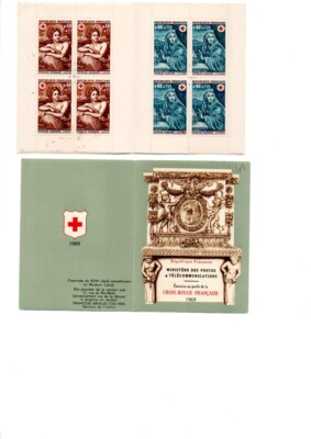 CARNET 8 TIMBRES croix rouge 1969 - BC CR 2018 (1619 & 1620) - Neufs Non plié EUR 2,00 - PicClick FR